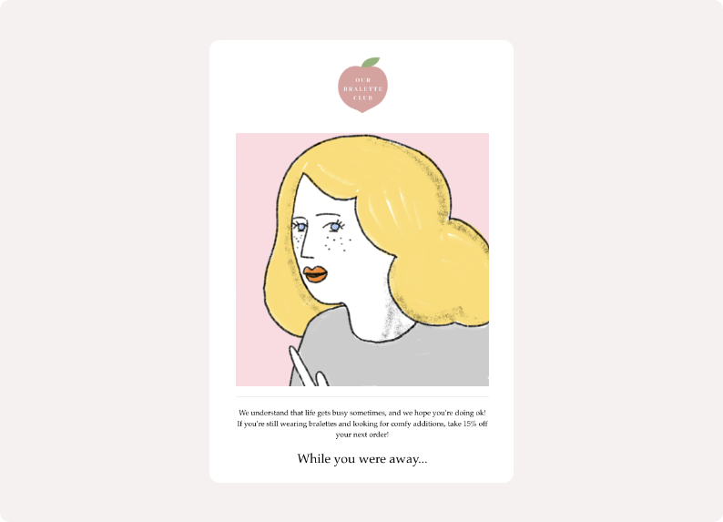 Our Bralette Club's Automated Campaigns